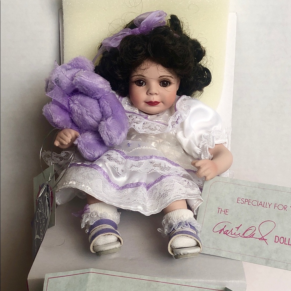 Marie Osmond Baby Annette Tiny Tot Doll Mib Coa - Gem